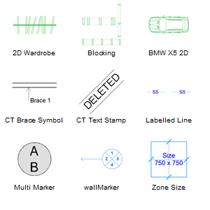 BIMcomponents.com — Cadimage 2D Objects 01